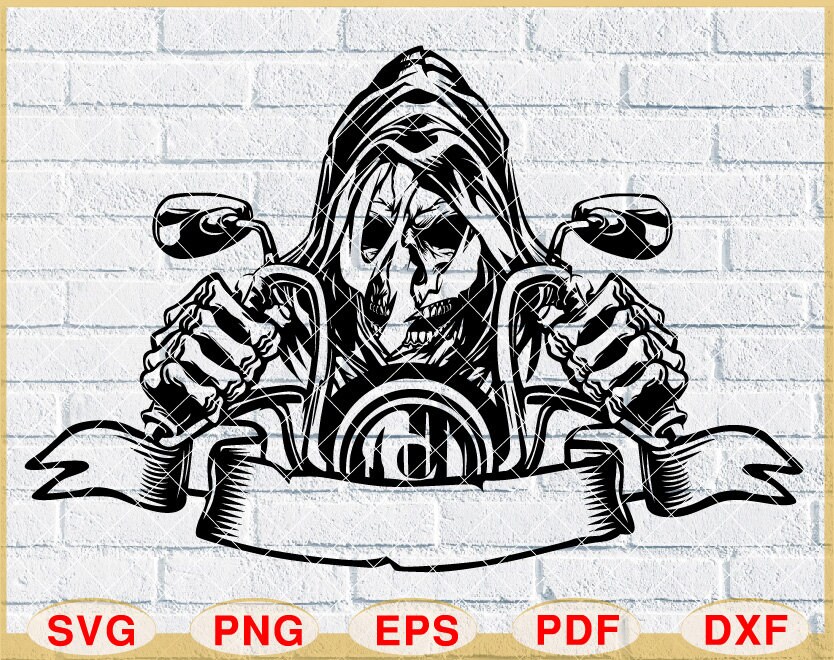 Motorcycle Rider Svg Motorcycle Svg Motorcycle Skull Svg - Etsy