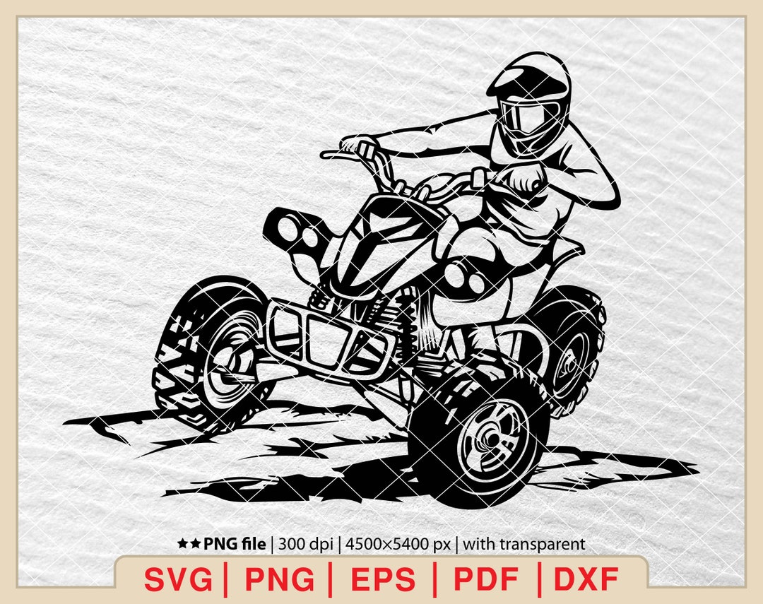 ATV Riding Svg, Atv Quad Bike Svg, 4 Wheeler Man Svg, Quad Bike Svg, 4 ...