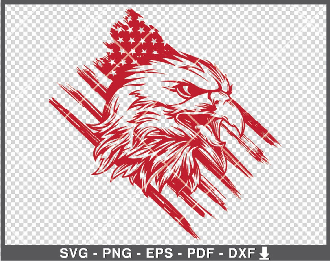 Eagle Through Flag Svg Eagle Flag Svg Eagle USA Svg - Etsy