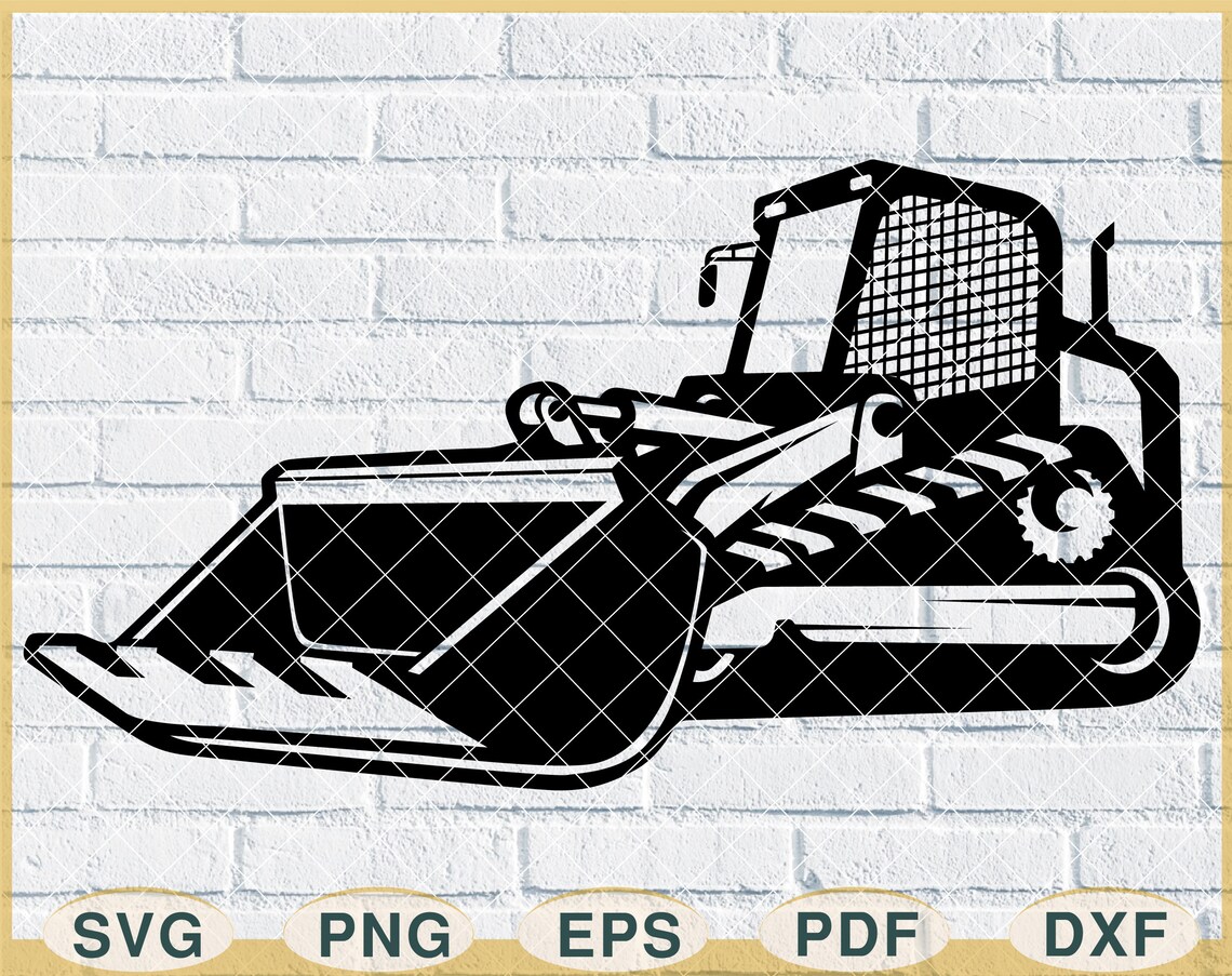 Loader Truck Svg Construction Vehicle Svgbulldozer - Etsy