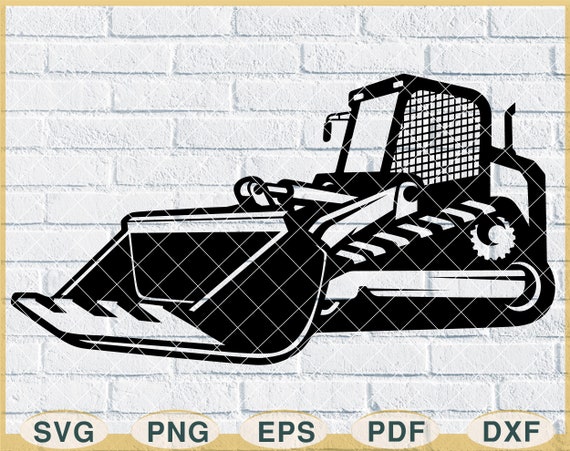 Loader Truck Svg Construction Vehicle Svgbulldozer - Etsy