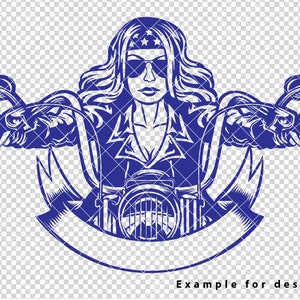 Biker Woman Svg Girl Biker Svg Girl Riding Svg Motorcycle - Etsy