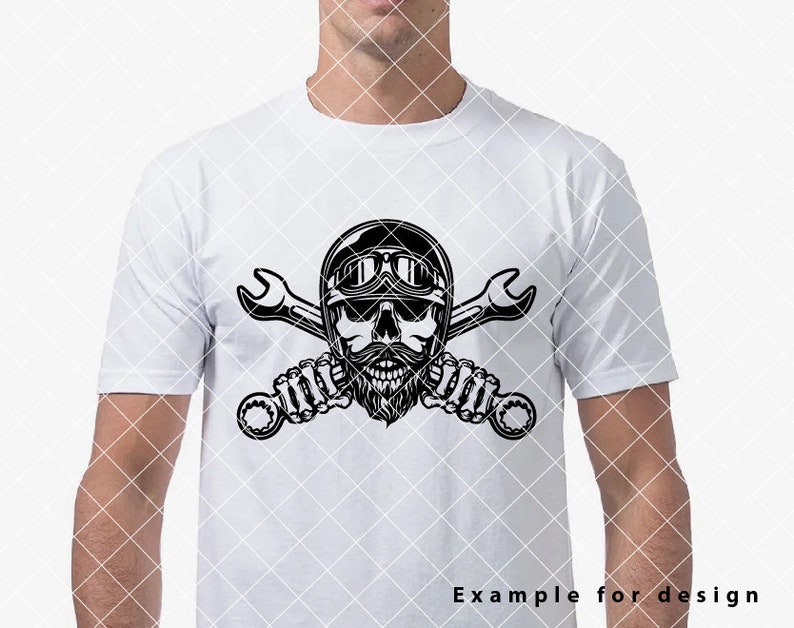 Mechanic Skull Svg Repair Tools Svg Wrench Svg Mechanic - Etsy