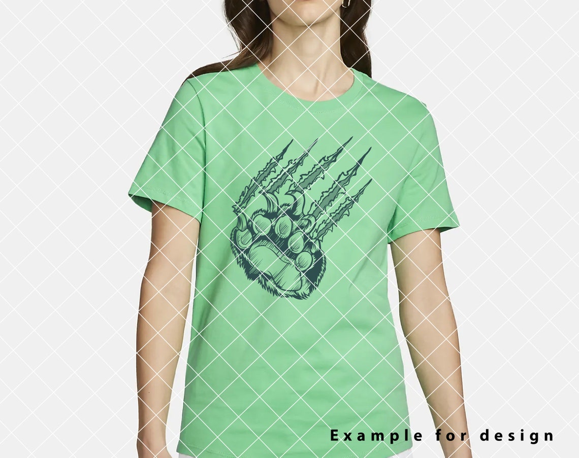 Bear Paw Scratch Claws SVG: Wild Animal Marks (digital Files) - Etsy