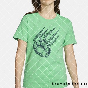 Bear Paw Scratch Claws SVG: Wild Animal Marks (digital Files) - Etsy