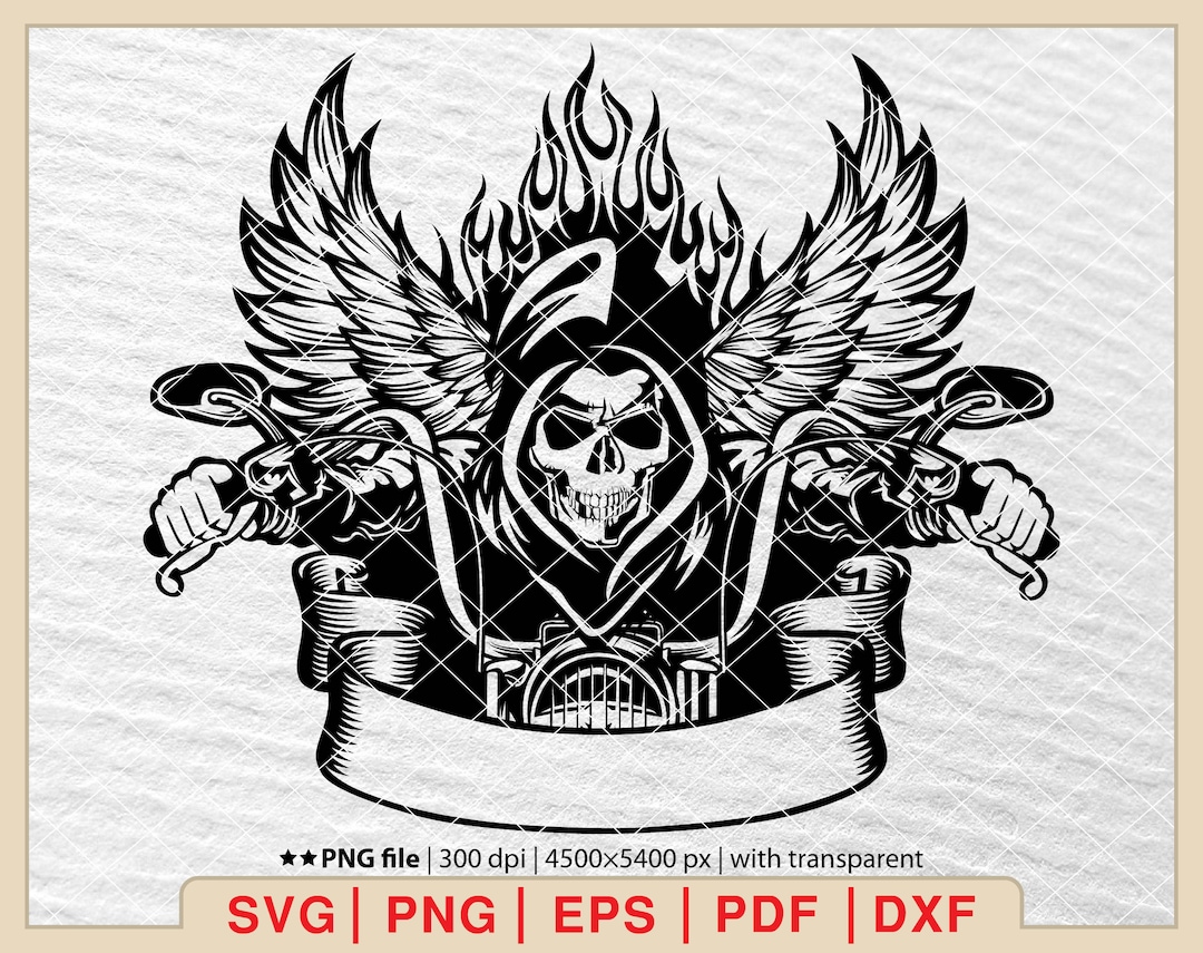 Motorcycle Rider Svg, Motorcycle Svg, Motorcycle Skull Svg, Chopper Svg ...