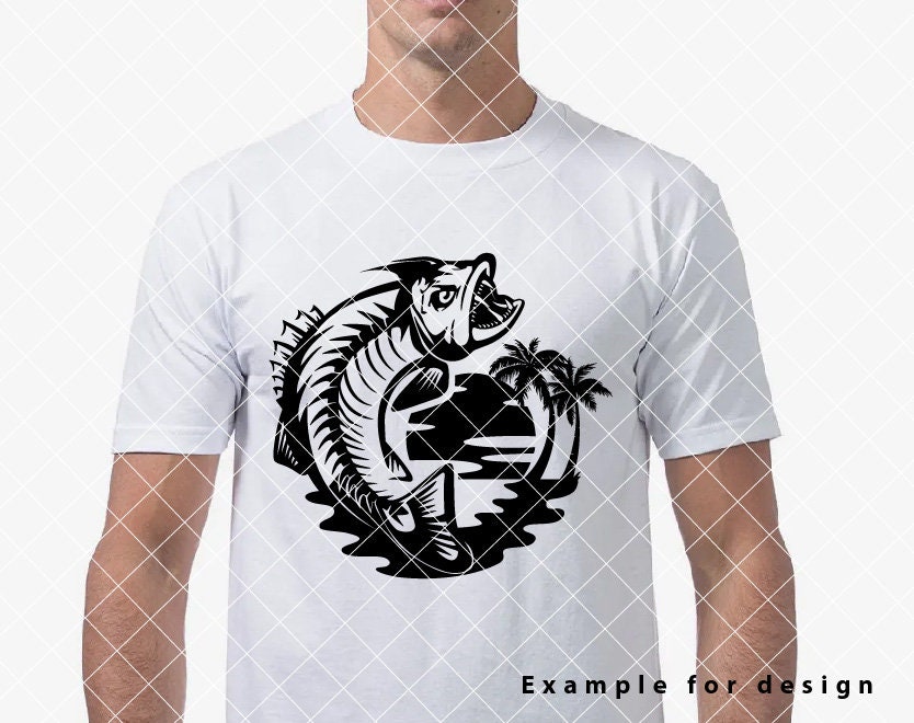 Fish Skeleton Svg Bone Fish Skull Skeleton Fishing Logo - Etsy