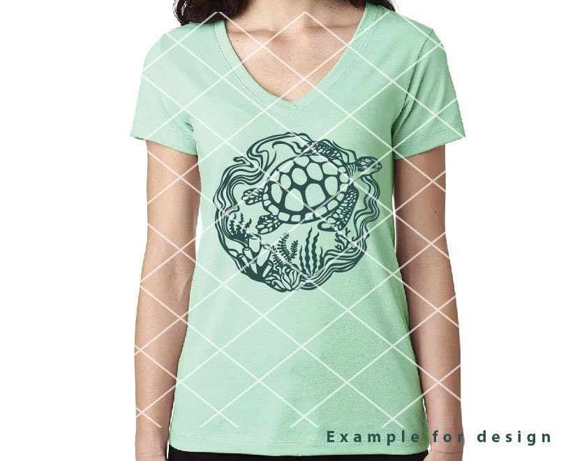 Turtle With Wave Svg Sea Turtle Svg Turtle Svg Turtle in - Etsy