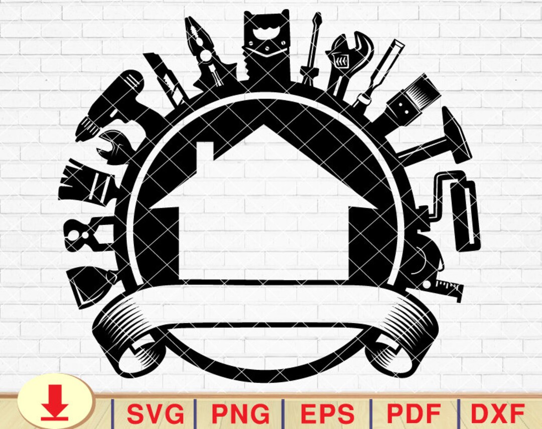House Repair Builder Svg Repair Tools Svg Construction Svg - Etsy