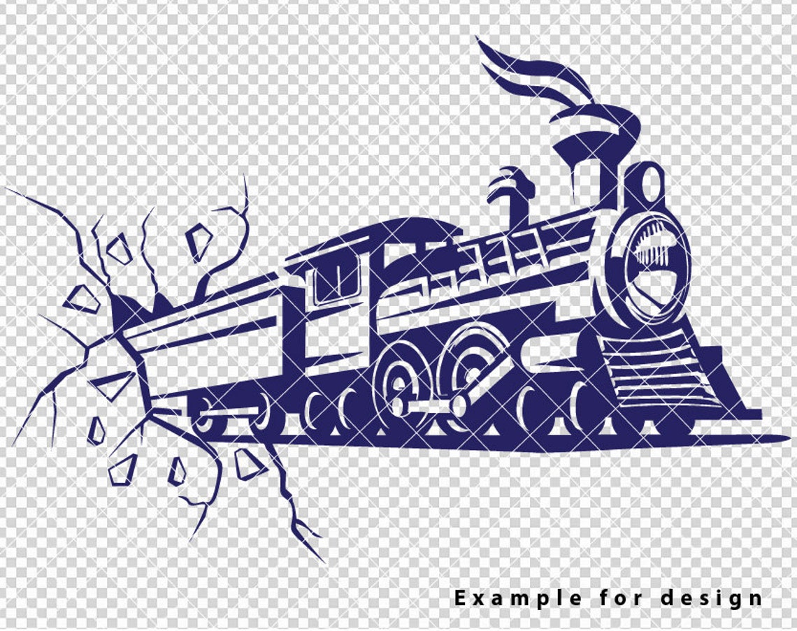 Train Svgvintage Train Svgretro Svgtrain Clipartvintage - Etsy