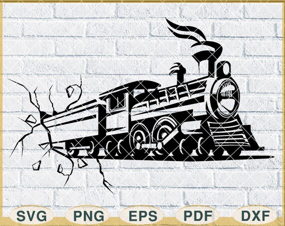 Train Svgvintage Train Svgretro Svgtrain Clipartvintage - Etsy