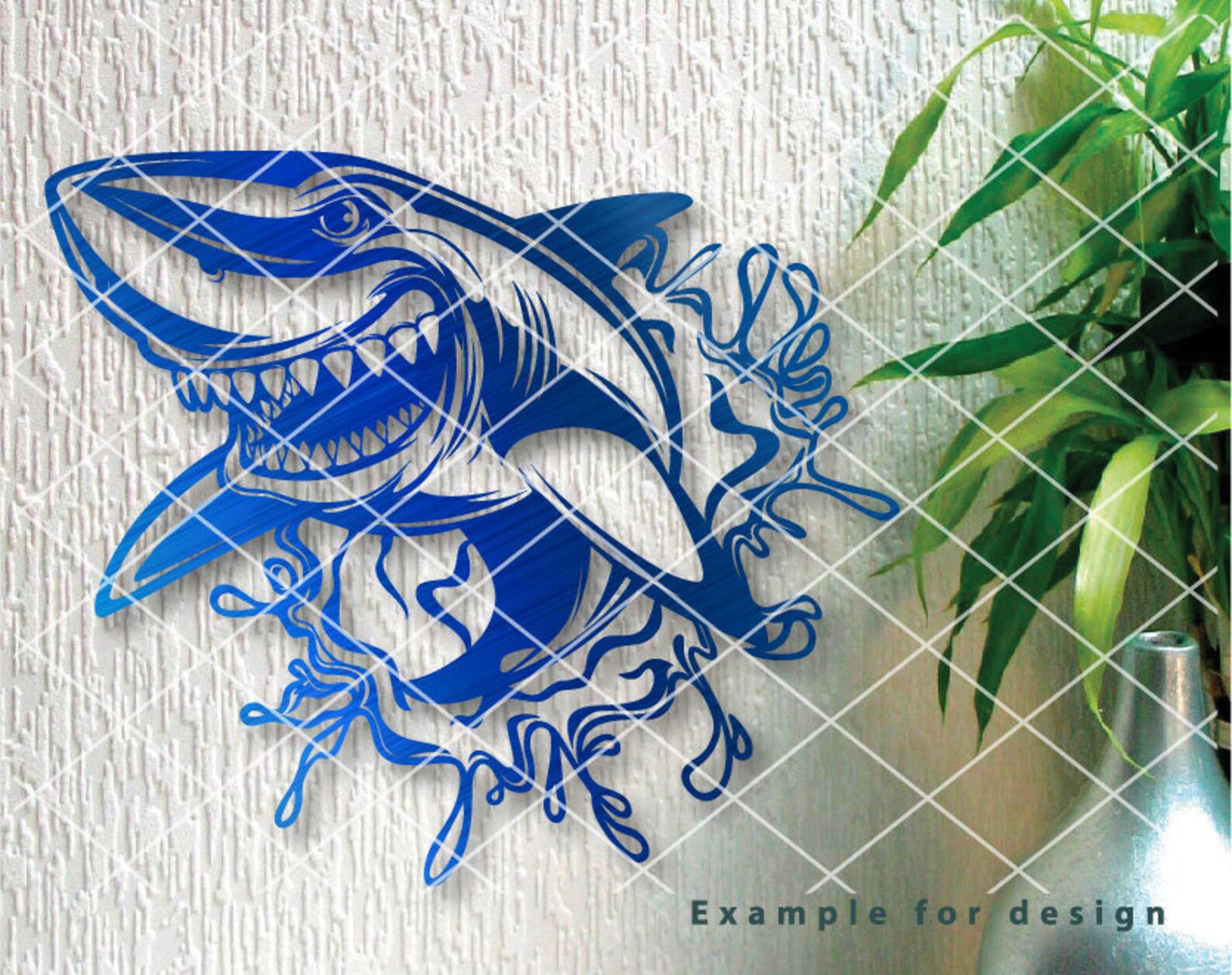 Shark in the Ocean Svg Shark Svg Shark Silhouette Shark - Etsy