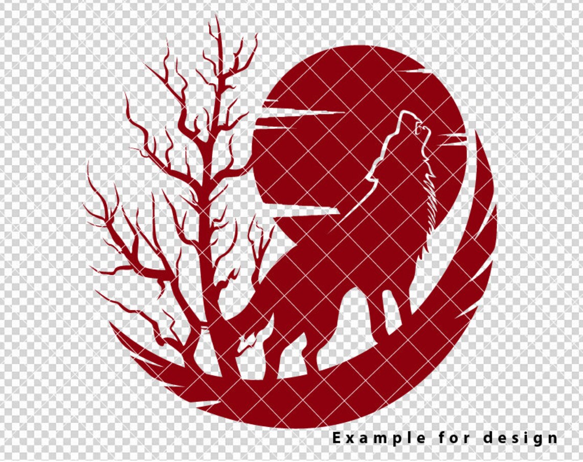 Wolf Moon Svg Howling Wolf Svg Wolf Howling Moon Svg Wolf - Etsy