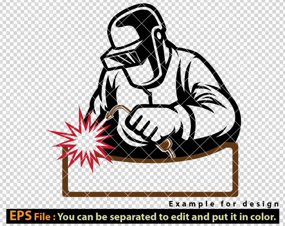 Welding Man Svg Welding Logo Svg Welder Svg Welding Steel - Etsy