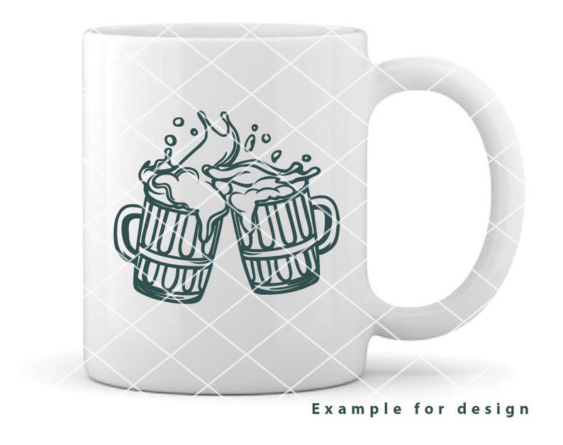 Beer Mugs Svg Beer Mugs Toasting Svg Beer Svg Beers Cheers - Etsy