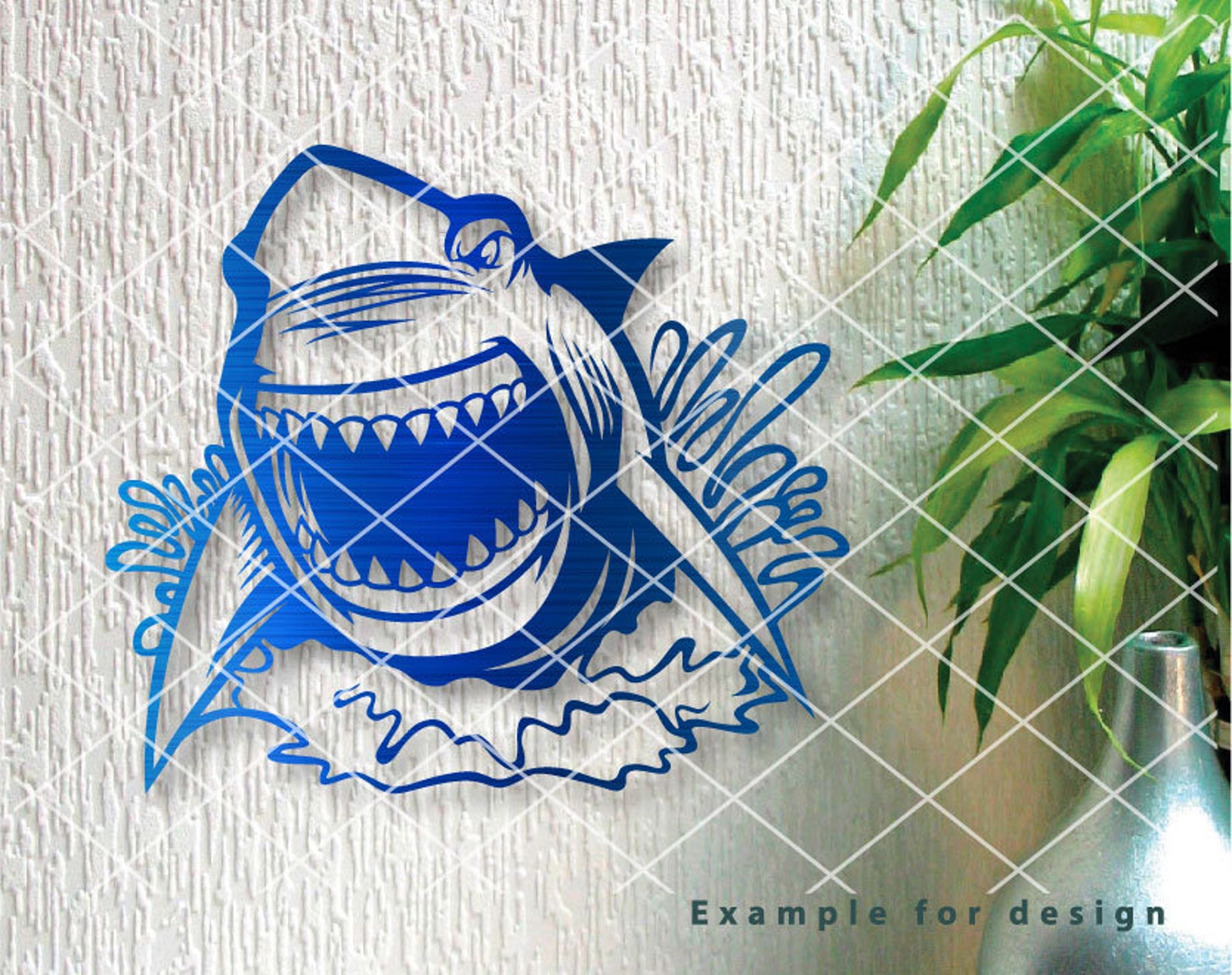 Shark in the Ocean Svg Shark Svg Shark Silhouette Shark | Etsy