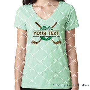 Golf Monogram Svg Golf Svg Golf Name Frame Svg Golf Ball - Etsy