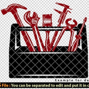 Toolbox Svg Tools Svg Toolbox Clipart Toolbox Vector - Etsy