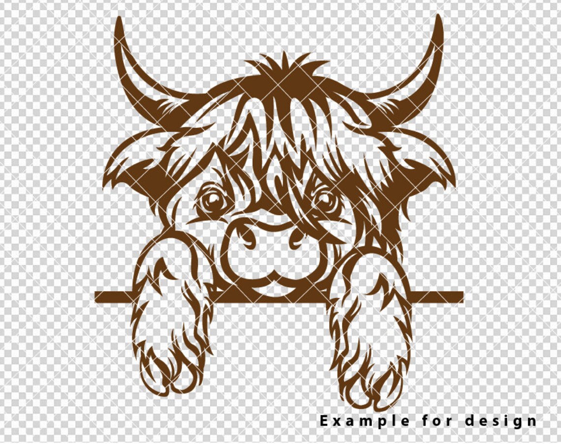 Highland Cow SVG, Highland Heifer Svg, Hingland Cow Clipart, Cow ...