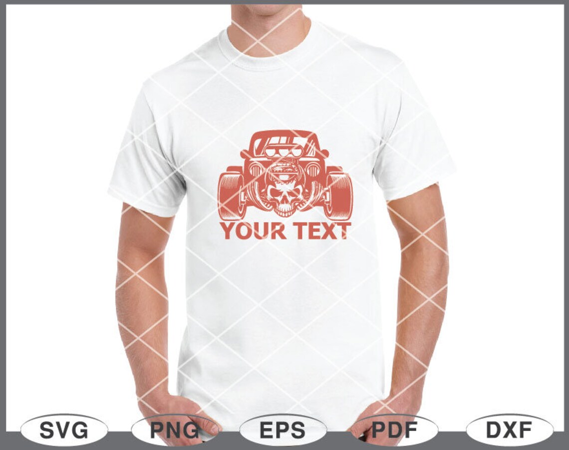 Hot Rod Skull Svgclassic Car Svghot Rod Car Svgvintage Car | Etsy