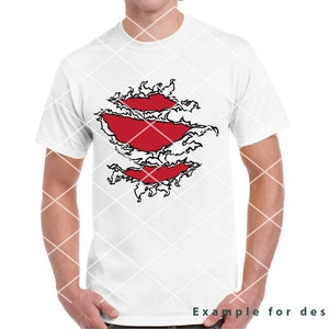 Ripped Shirt Svg Ripped Svg Scratches Svg Tear Away Svg - Etsy