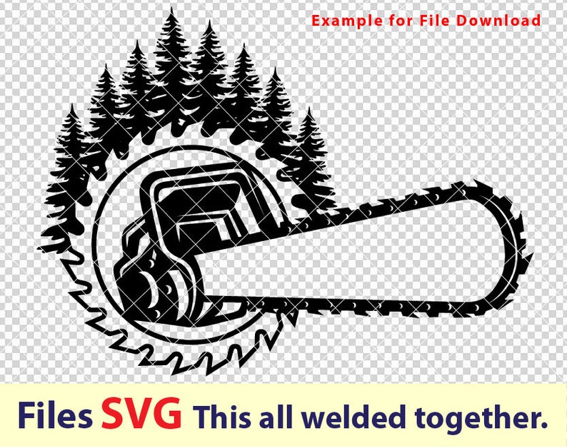 Chainsaw Scene Svg Chainsaw Svg Chainsaw Lumberjack Scene - Etsy