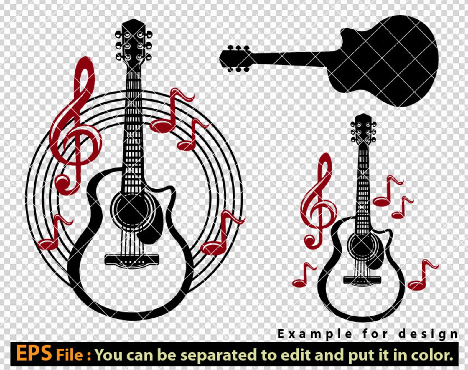 Guitar Music Note Svg Guitar Svg Music Svg Music Note Svg - Etsy