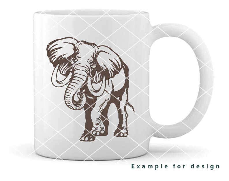 Elephant Head Svg Safari Elephant Svg Elephant Svg Mama - Etsy