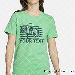 US Flag Cowboy Svg, US Cowboy Svg, Riding Horse Svg, Horse Svg, Western ...