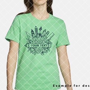 Teacher SVG, Flower Pencil Svg, Back to School Svg, Teacher Gift Svg ...