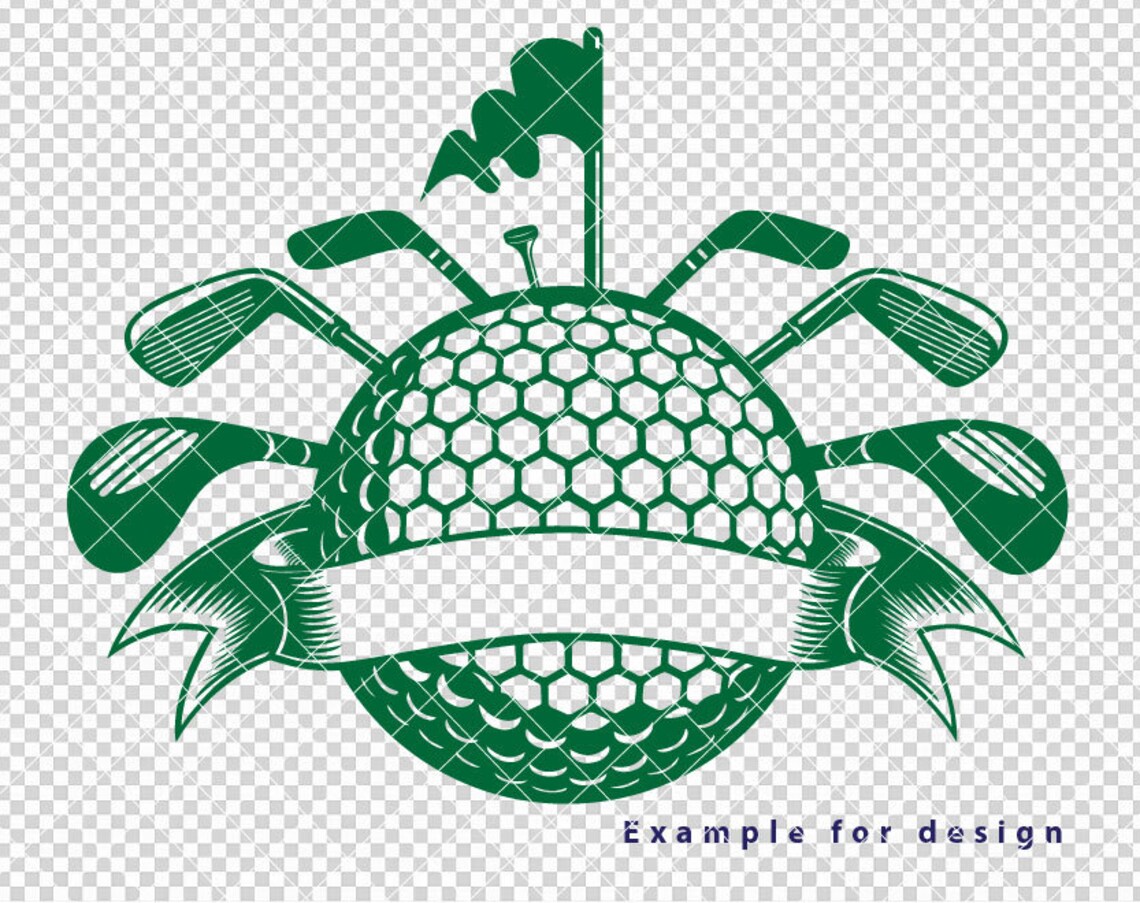 Golf Monogram Svg Crossed Golf Clubs Split Name Frame Svg - Etsy