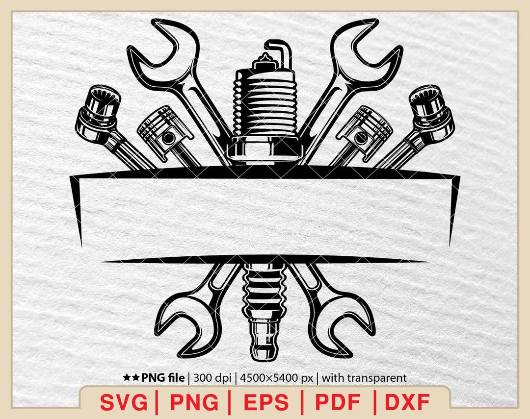 Repair Tools SVG PNG, Mechanic Svg, Wrench Svg, Mechanic Logo, Handyman ...