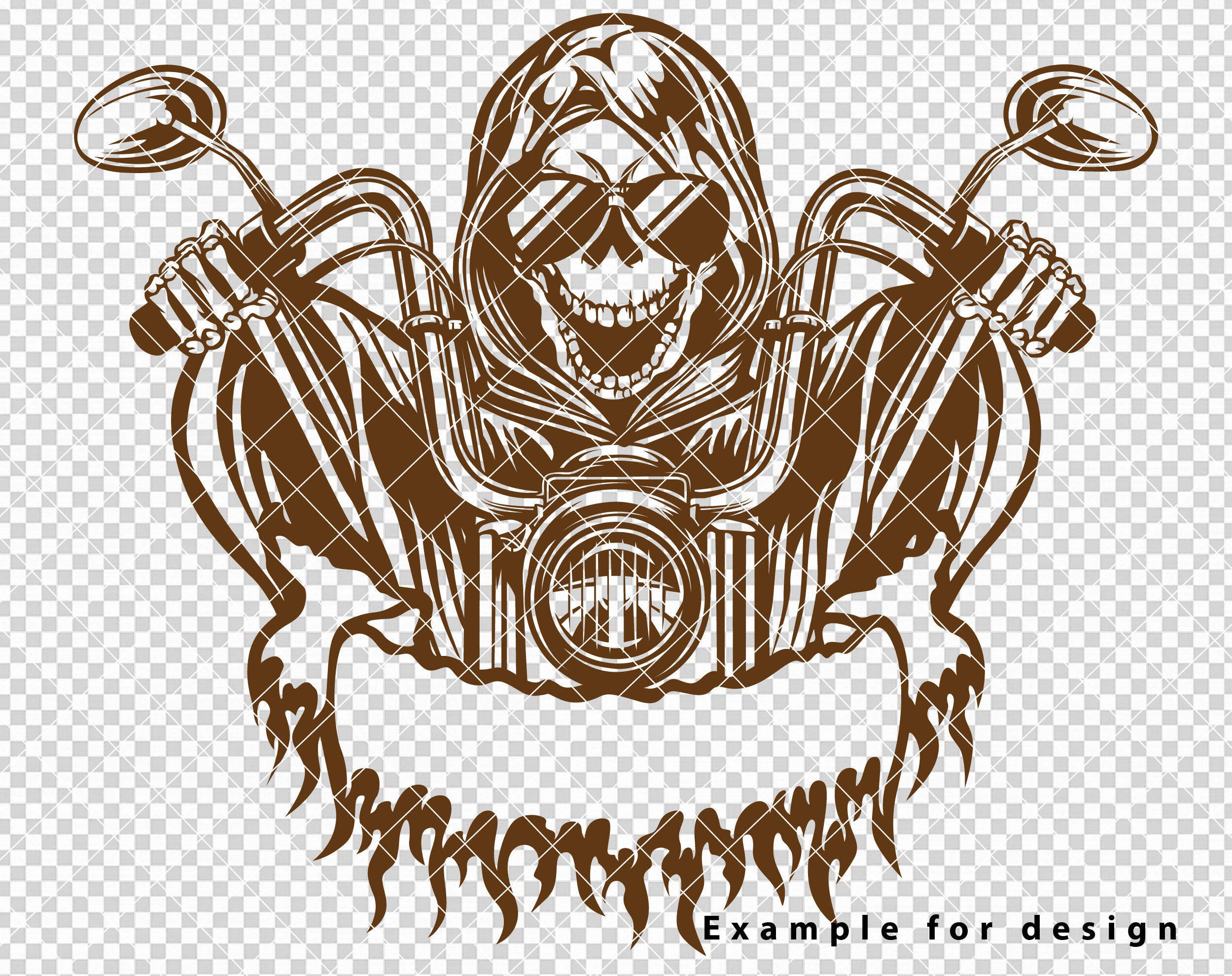 Bikers Skull Logo