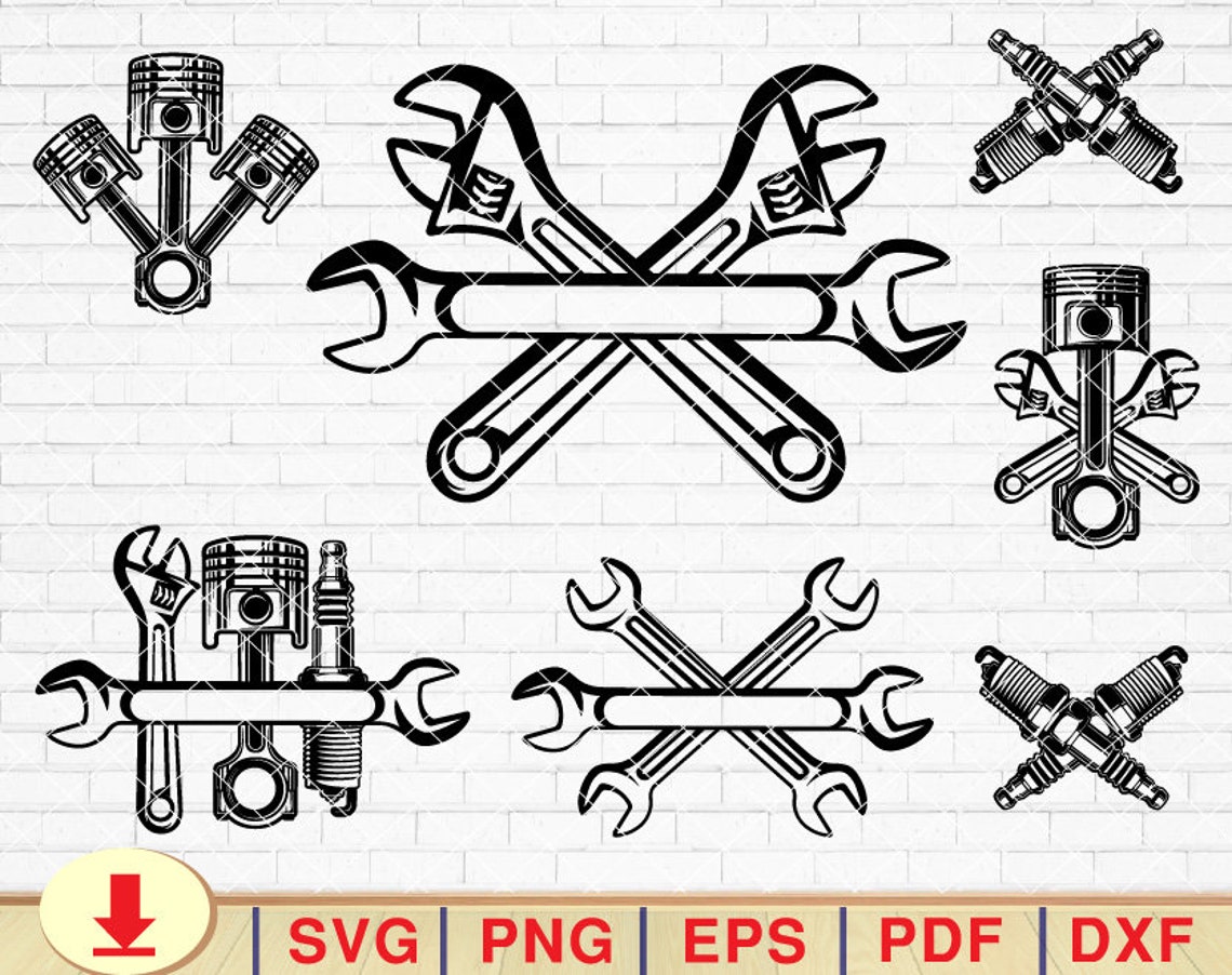 Repair Tools Svgwrench Svgmechanic Logohandyman Logorepair - Etsy