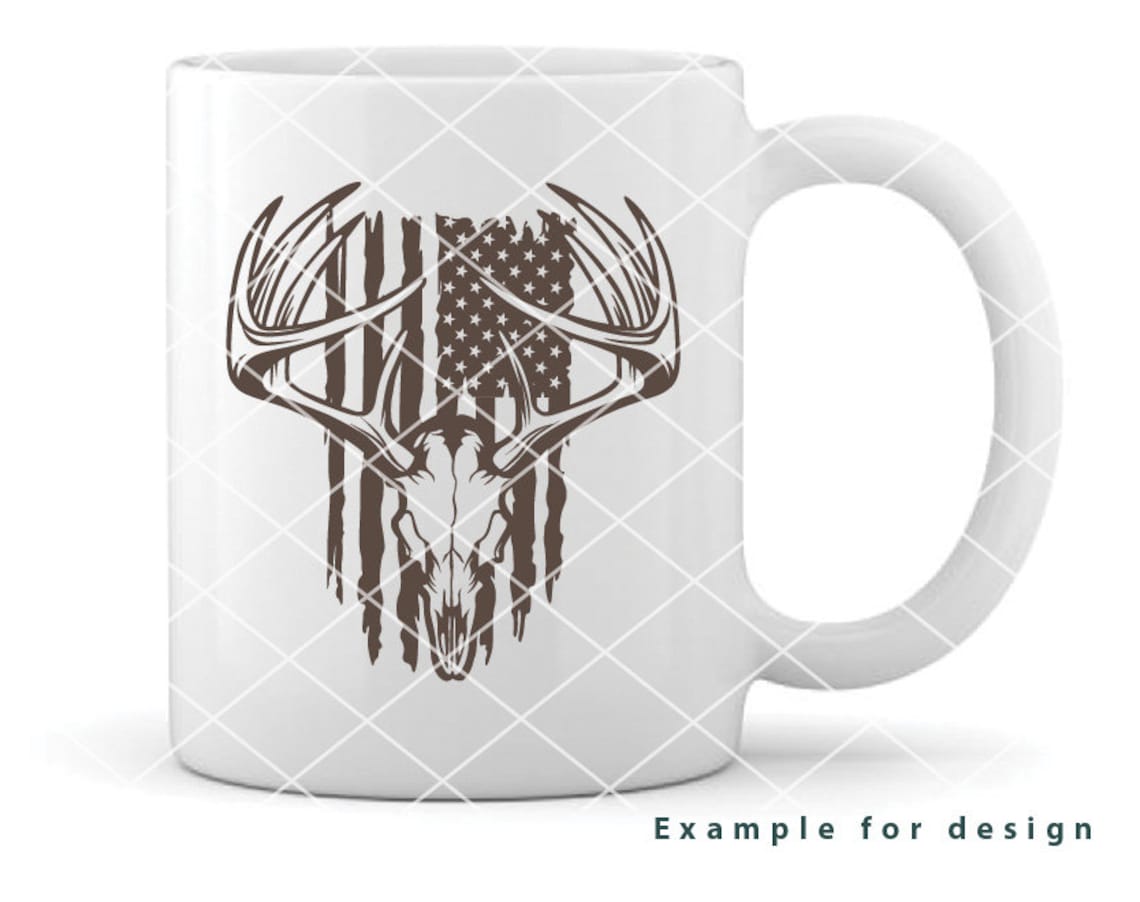 Deer Flag Svg Deer Hunt Flag Svg Hunting Flag Svg Nature - Etsy