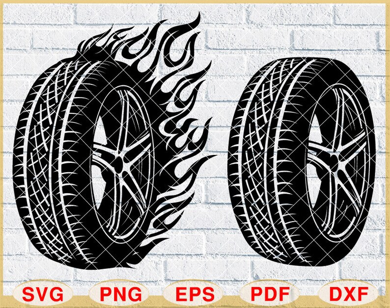 Race Wheel Flames Svg Wheel Svg Wheel Fire Flame Svg Fire - Etsy