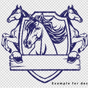 Horse Split Frame Svg horse Monogram Svg Horse Svg Bundle - Etsy UK