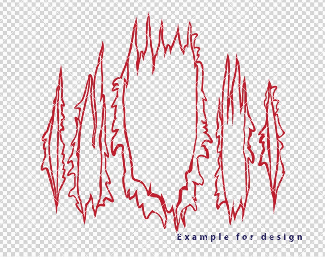 Ripped Svg Scratch Svg Claw Svg Claw Marks Svg Claw - Etsy UK