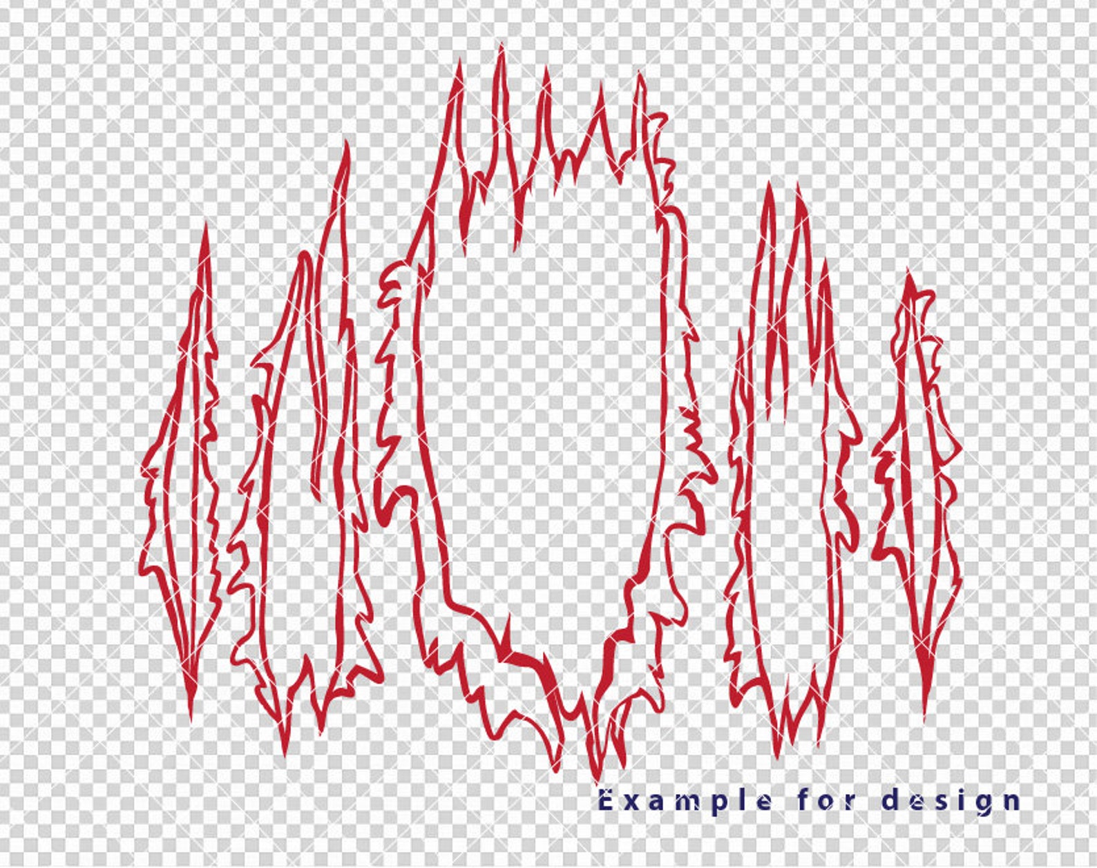 Ripped Svg Scratch Svg Claw Svg Claw Marks Svg Claw - Etsy UK