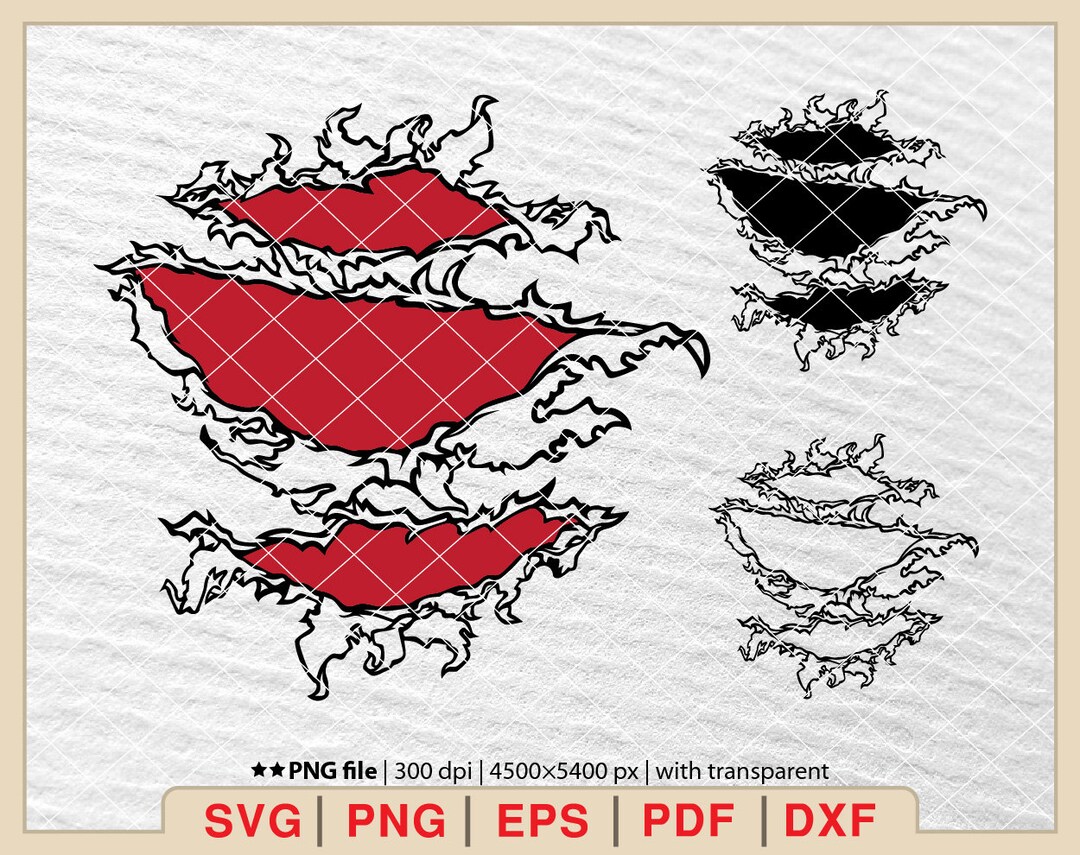 Ripped Shirt Svg, Ripped Svg, Scratches Svg, Tear Away Svg, Ripping ...