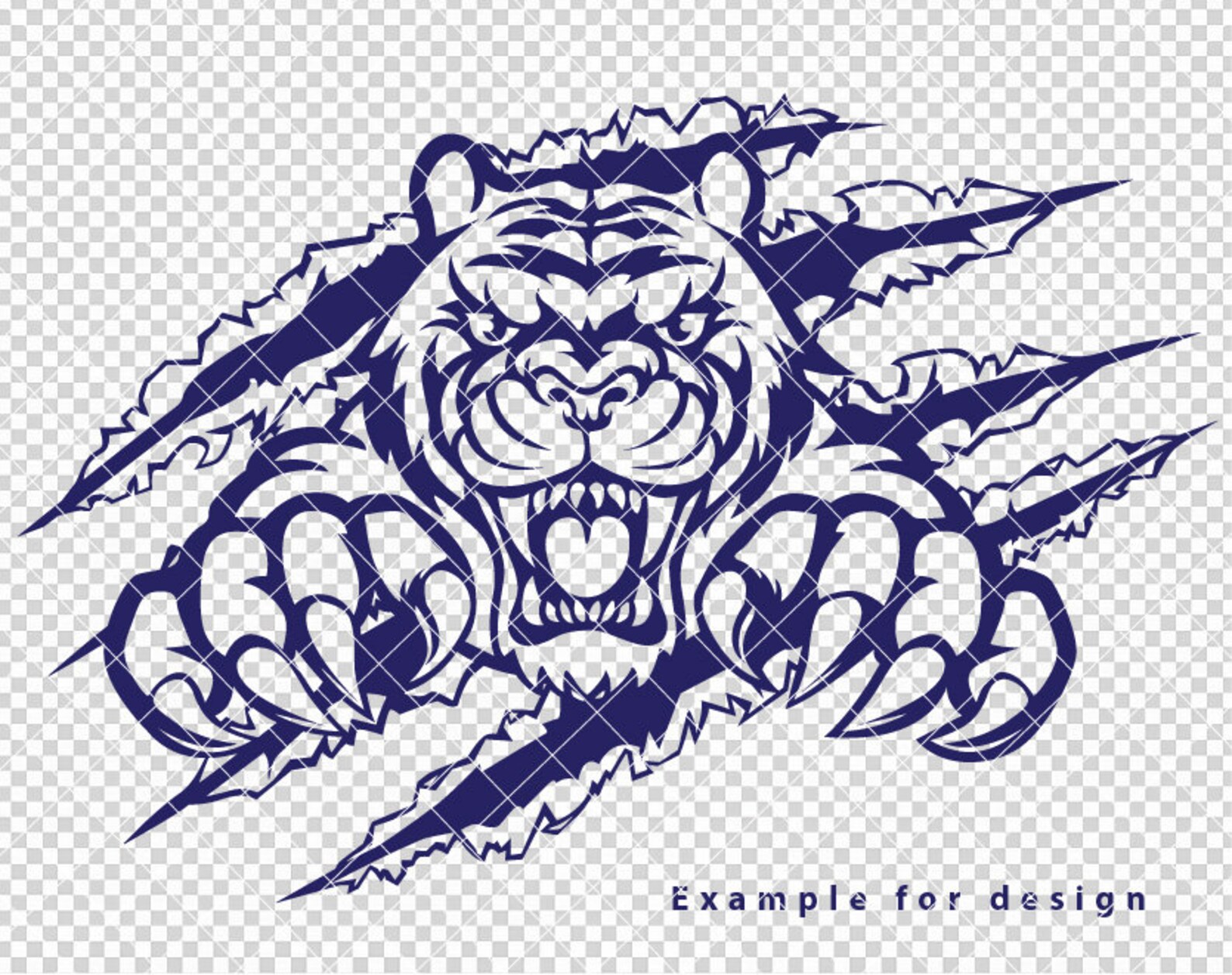 Tiger Claws Scratch Svg Tiger Head Svg Tiger Scratch Svg - Etsy