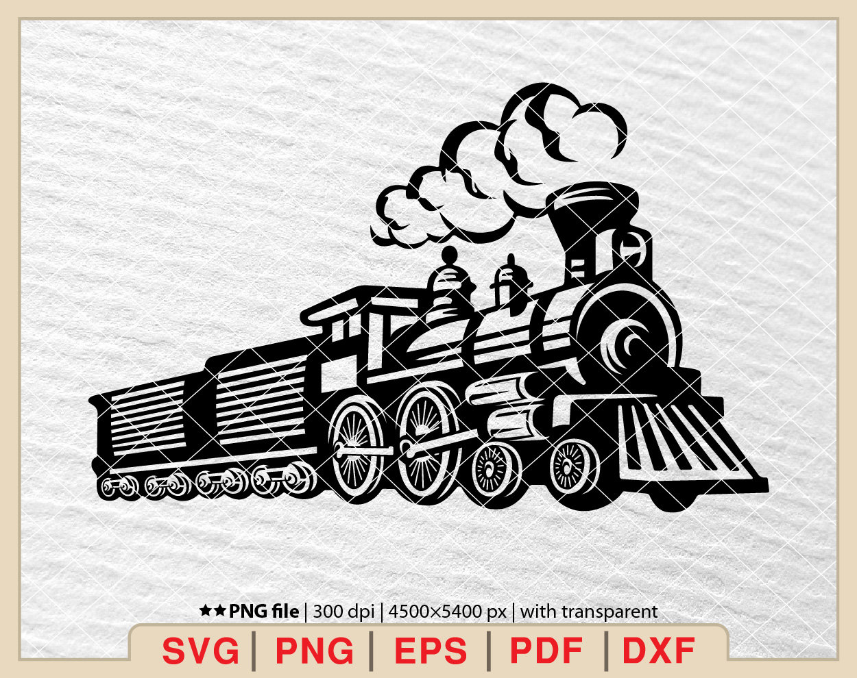 Vintage Train Vector