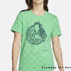 Horse Split Frame Svg, Horse Svg, Horse Monogram Svg, Horse Svg Bundle ...