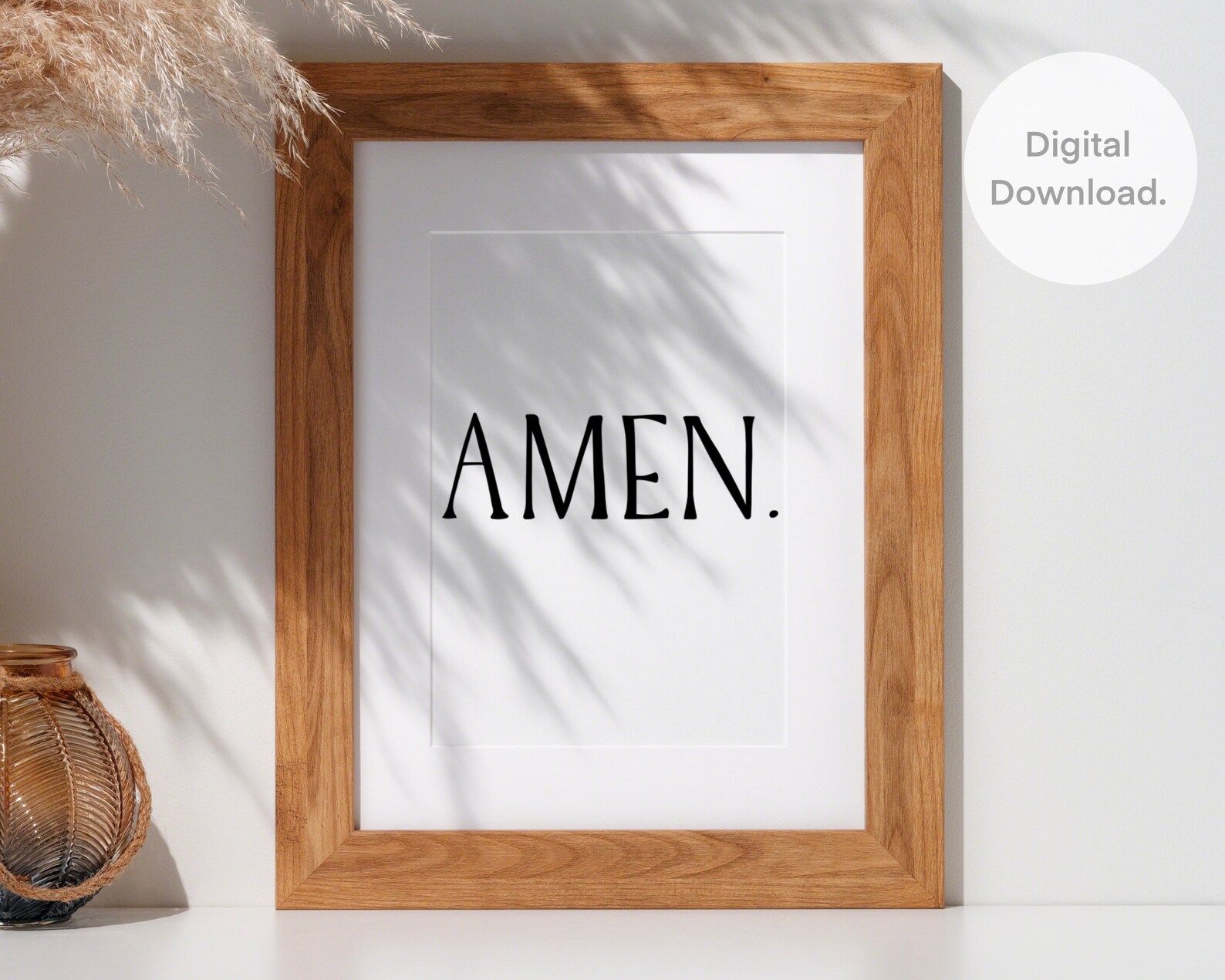 Amen Printables Amen Designs Amen Sign Christian Printable | Etsy