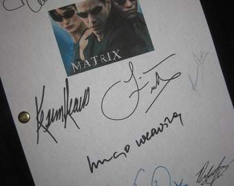 Matrix Script Signed - Etsy
