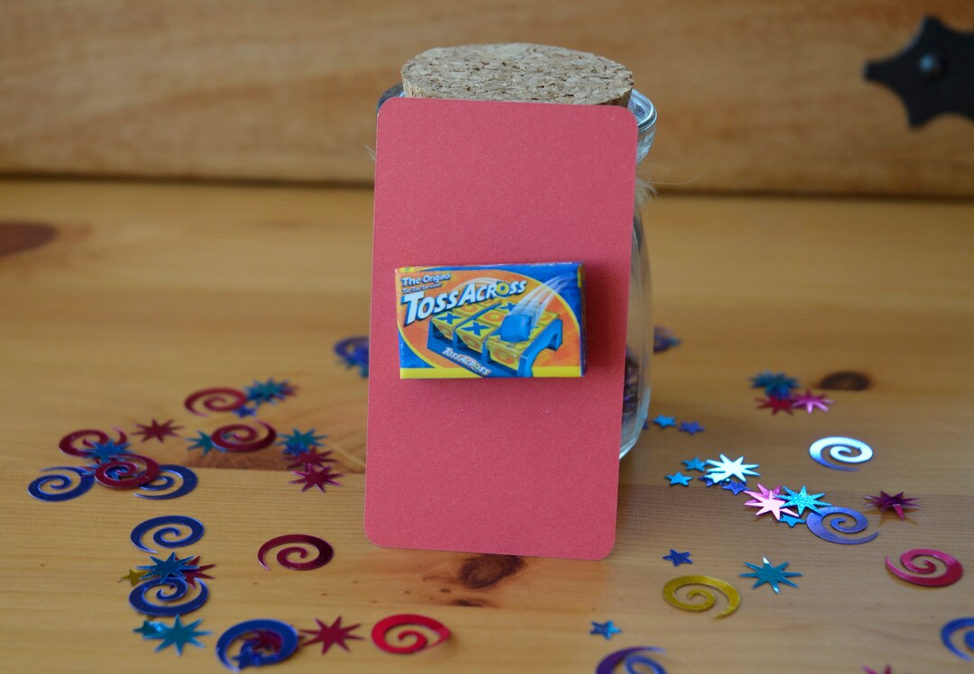 Toss Across Boardgame Pin Badge | Statement Pin | Quirky Badge | Game ...