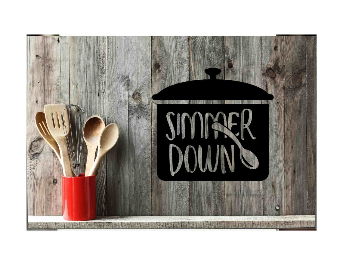 Simmer Down Digital File Png Svg. Dxf Eps Files All - Etsy