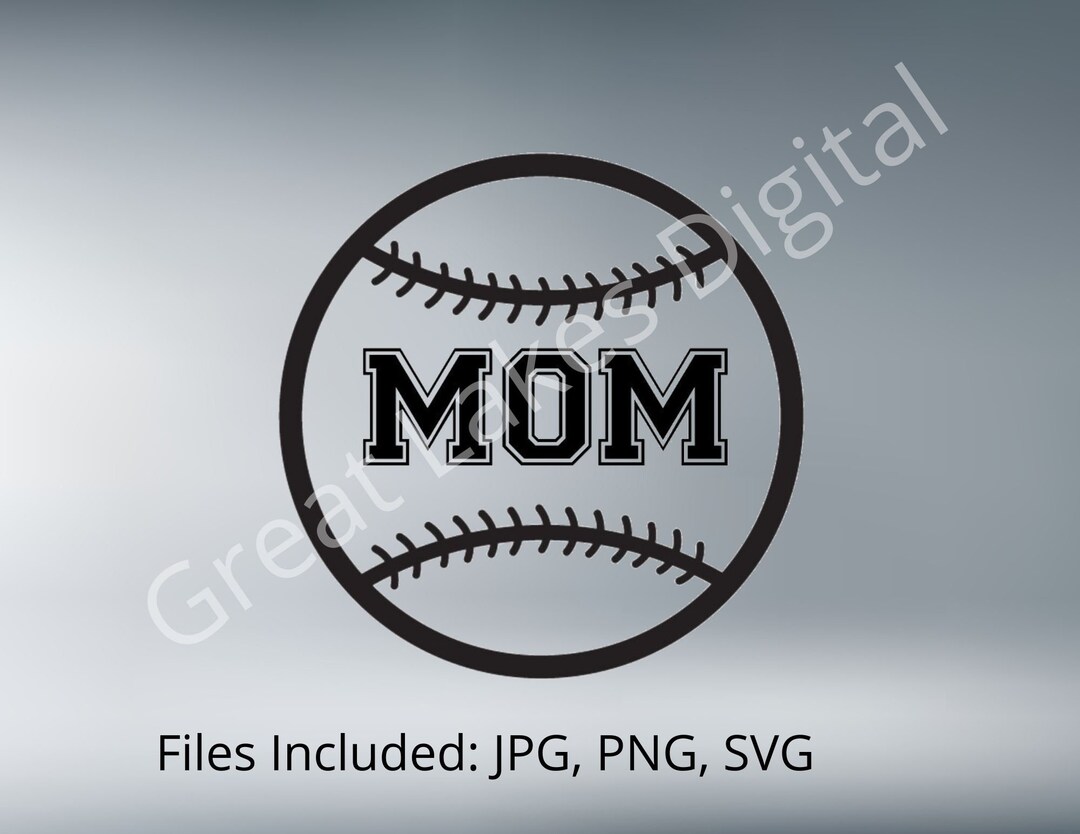 Baseball Mom Instant Digital Download, Svg, Png, and Jpg File Included ...