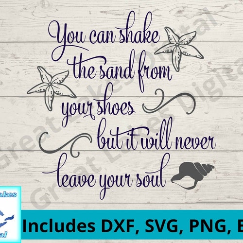 Shake the Sand Digital Files Svg Dxf Eps Png All Included - Etsy