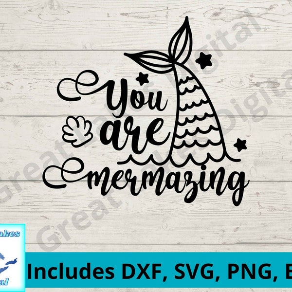 Be Mermazing Svg - Etsy